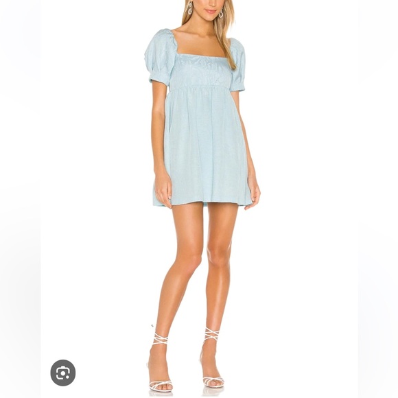 Alice + Olivia | Dresses | Alice Olivia Bauery Puff Sleeve Baby Doll Dress | Poshmark